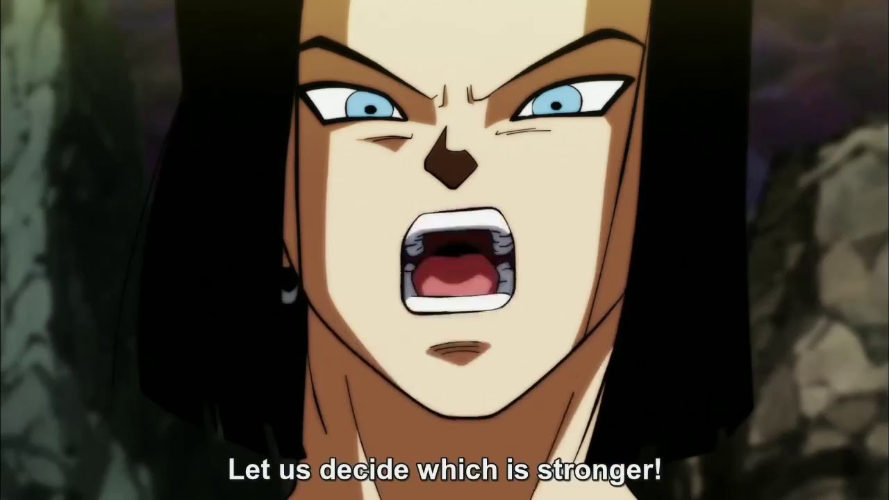 Android 17 vs Ribrianne full fight w/o interruptions HD english subbed ...