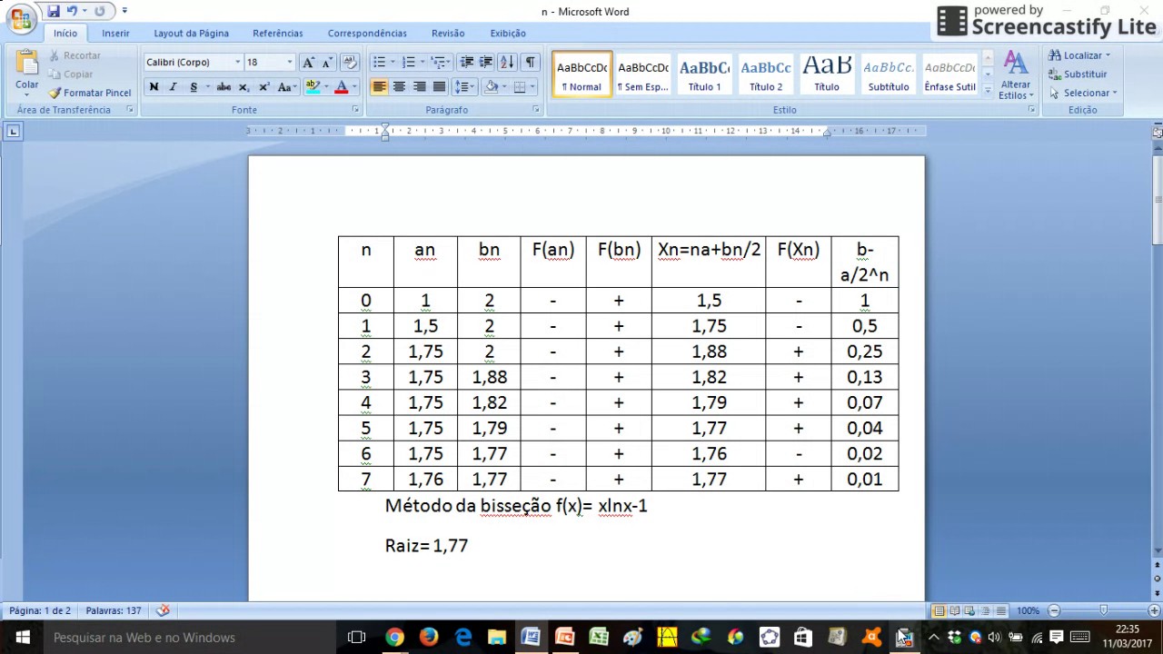 cálculo numérico utilizando o vcn - YouTube