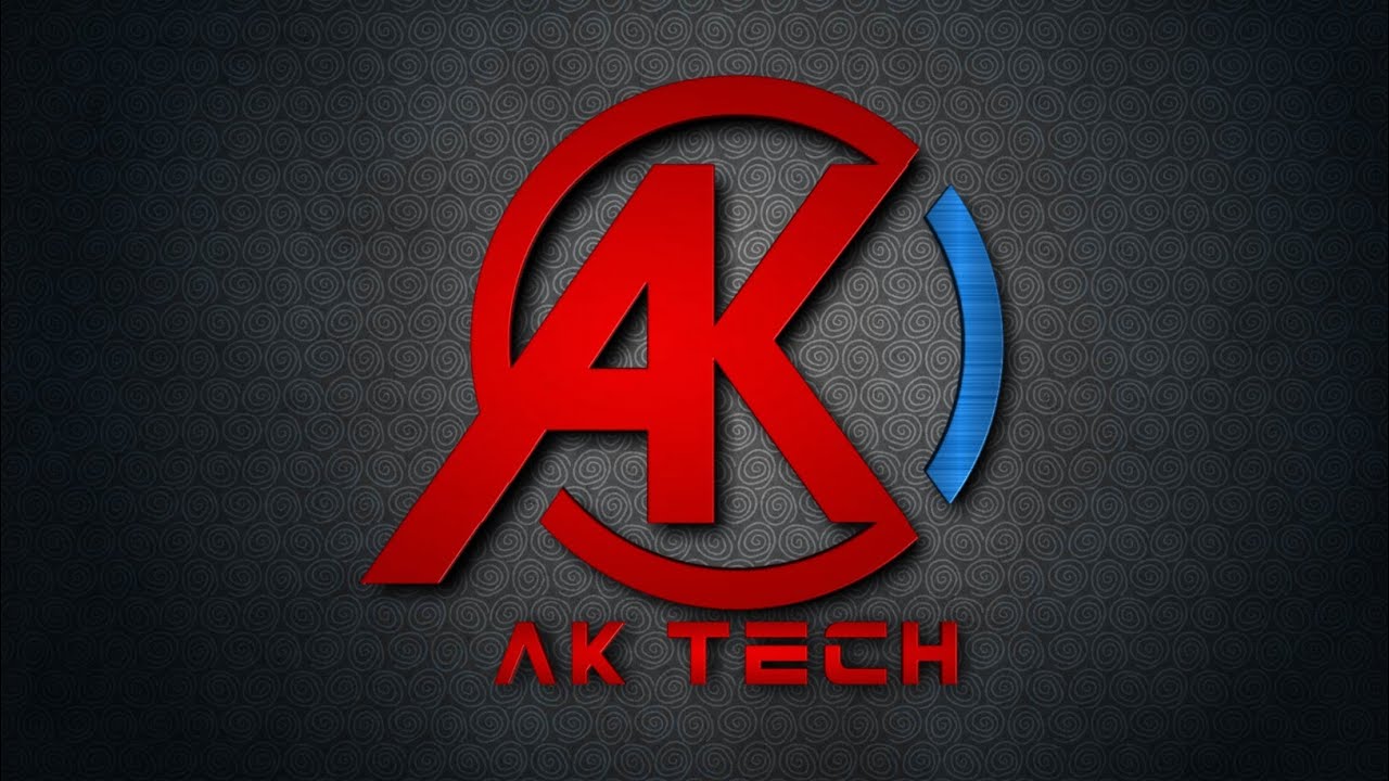 AK Tech Professional logo design in mobile | Sanjay Singh Star - YouTube