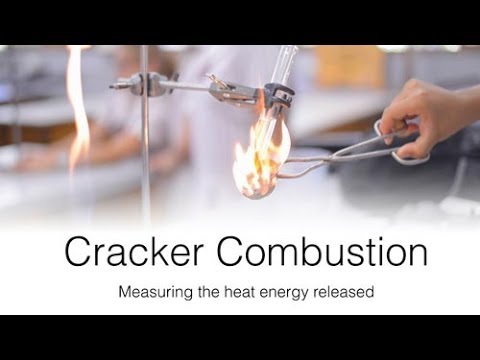 Cracker Combustion Chemistry - YouTube