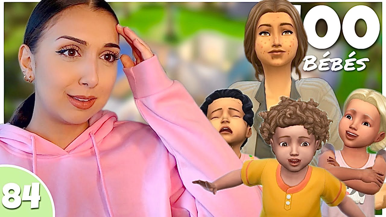 ADO ET MAMAN DE FAMILLE NOMBREUSE 😳*100 baby challenge* EP84 | sims 4 ...