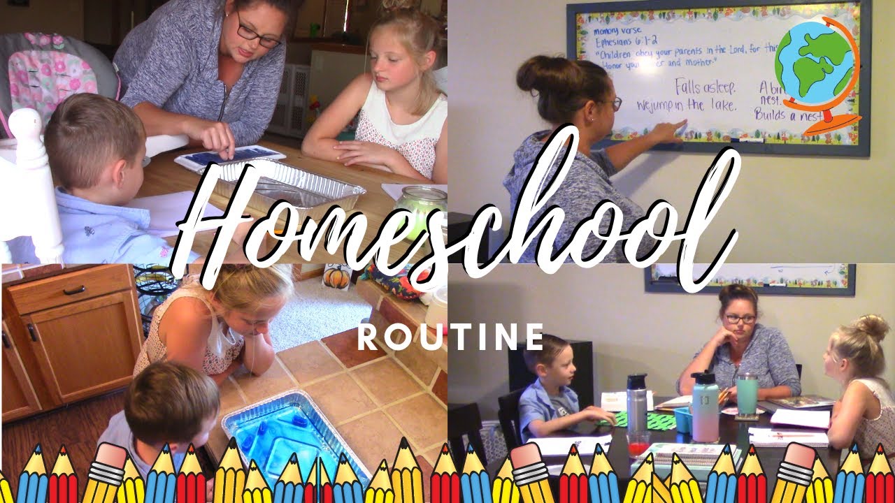 Our Homeschool Routine || Homeschool Day in the life - YouTube