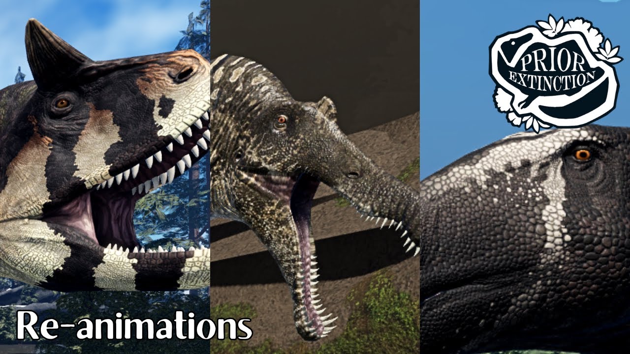 Re-Animated Carnotaurus & Ichthyovenator + Added Tenontosaurus Calls ...