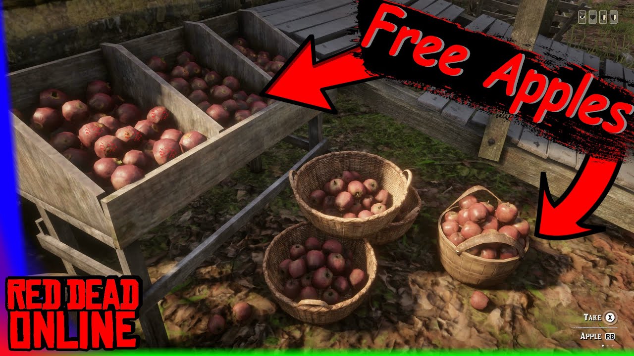 Easy Free APPLES | Farm Location | Red Dead Online - YouTube