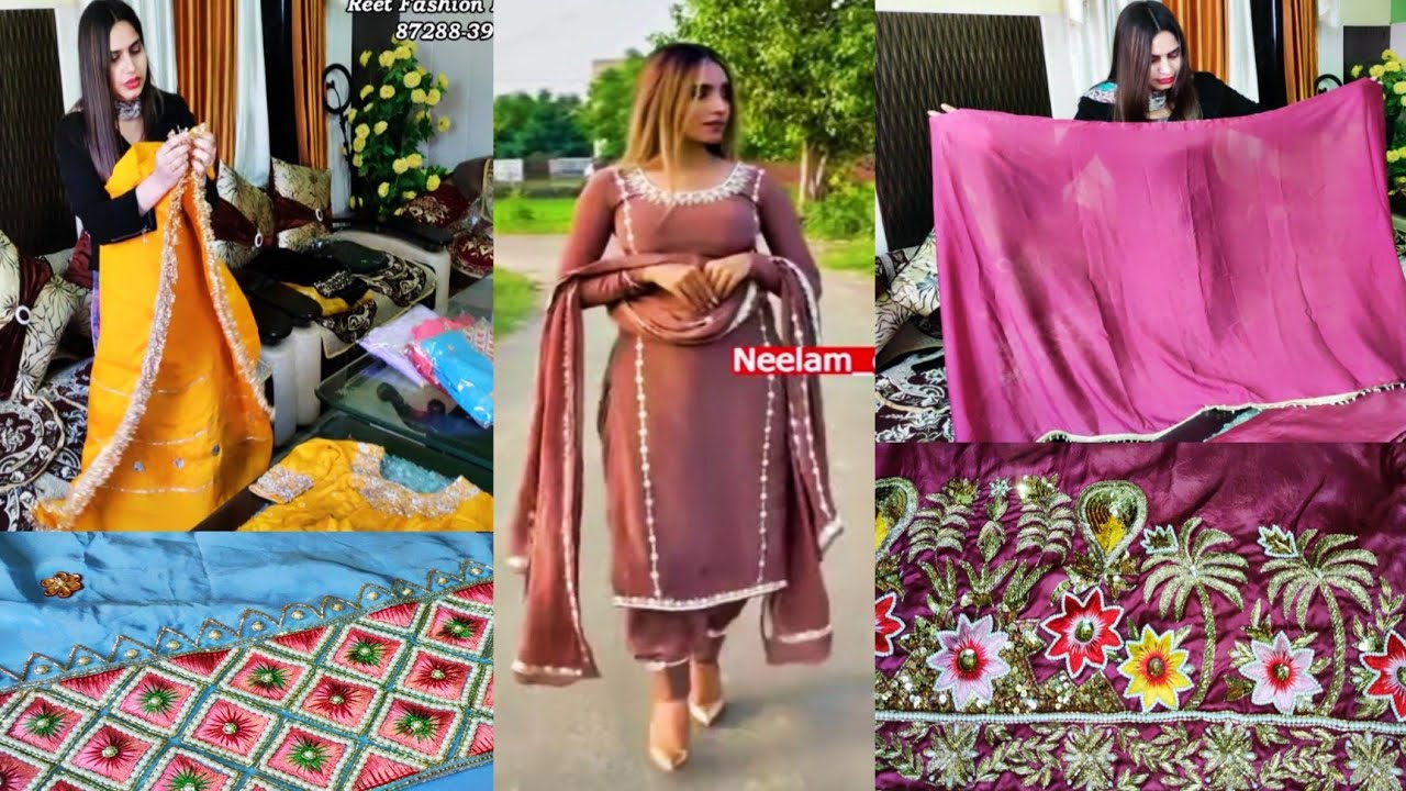 NEW PUNJABI HANDWORK SUIT || REET FASHION BOUTIQUE (2023) 87288-39631 ...