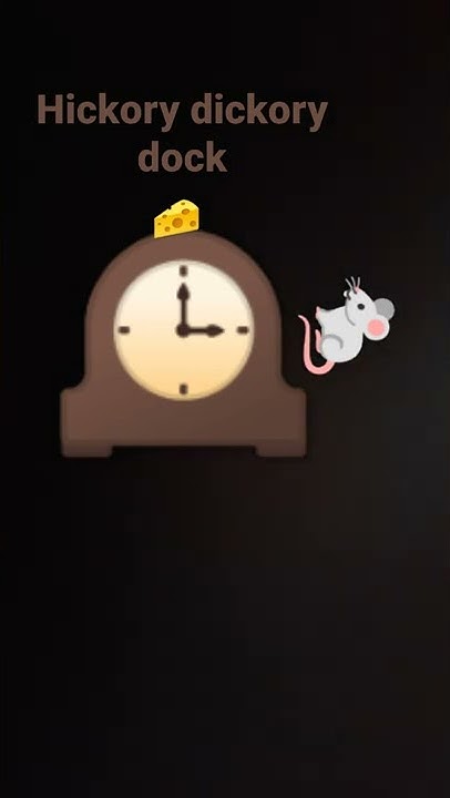 Hickory dickory dock mouse - YouTube