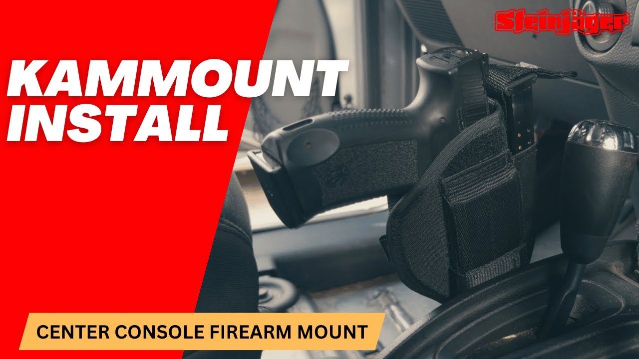 How to install this Center Console Firearm Mount | Kammount Install ...