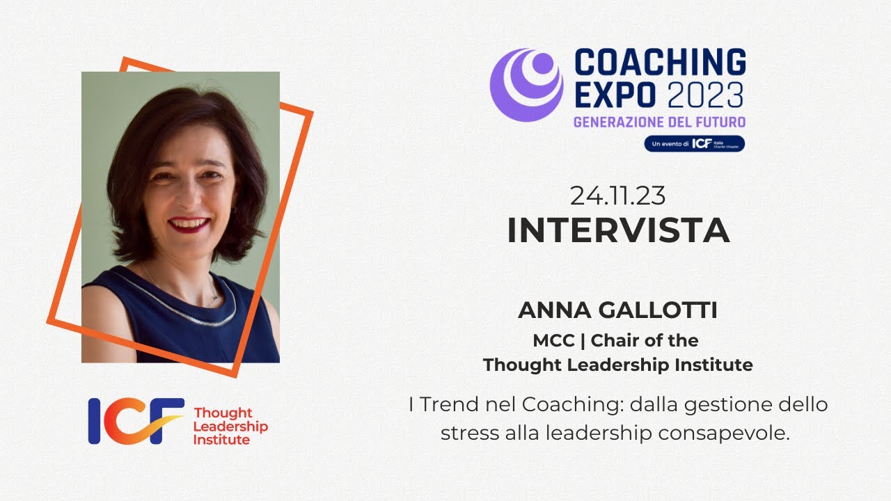 Coaching EXPO 23 | Speech 24.11.23 | Anna Gallotti - YouTube