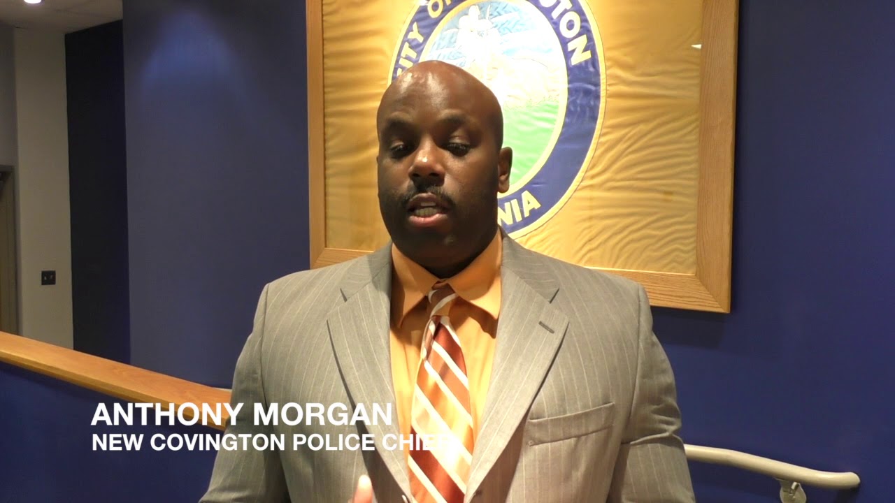 Anthony Morgan Is New Covington Police Chief - YouTube