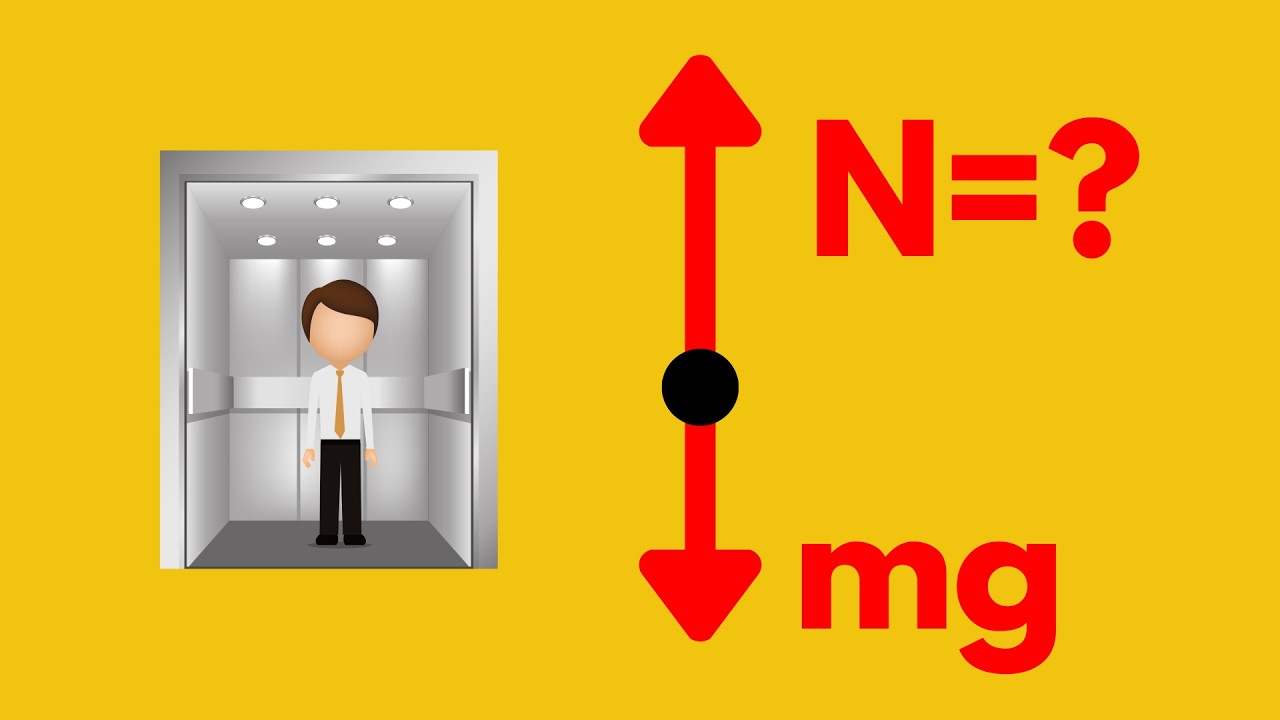 Weightlessness & Elevator Problems Explained (Normal Force & Newton’s ...