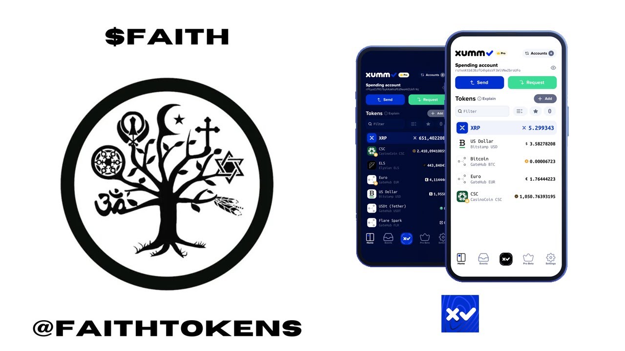 $FAITH Token Airdrop. Add The Trustline To Your XUMM Wallet - YouTube