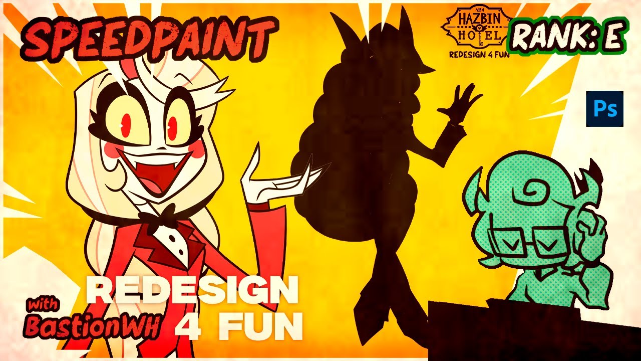 CHARLIE MORNINGSTAR ⭐ REDESIGN 4 FUN ️(Hazbin hotel) - SPEEDPAINT ...