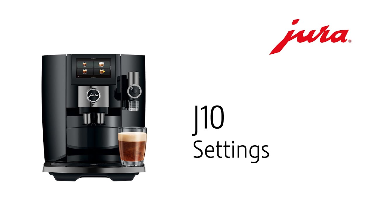 JURA J10 - Settings - YouTube