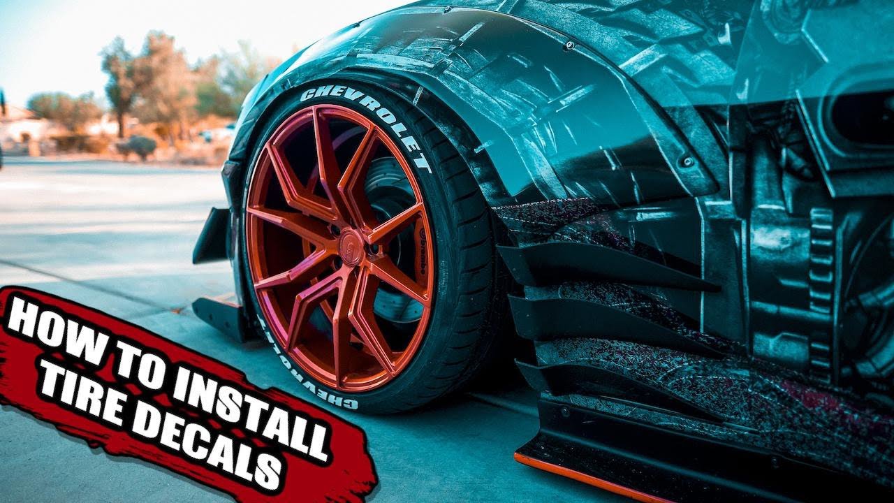 HOW TO INSTALL TIRE DECALS | TRED WEAR | STEP BY STEP - YouTube