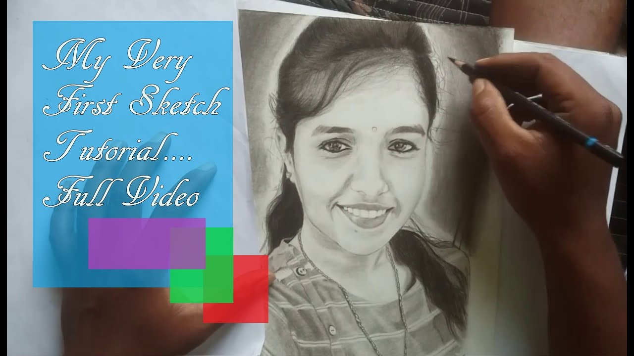 My very first sketch tutorial || full part || Rajesh Kosinti || - YouTube
