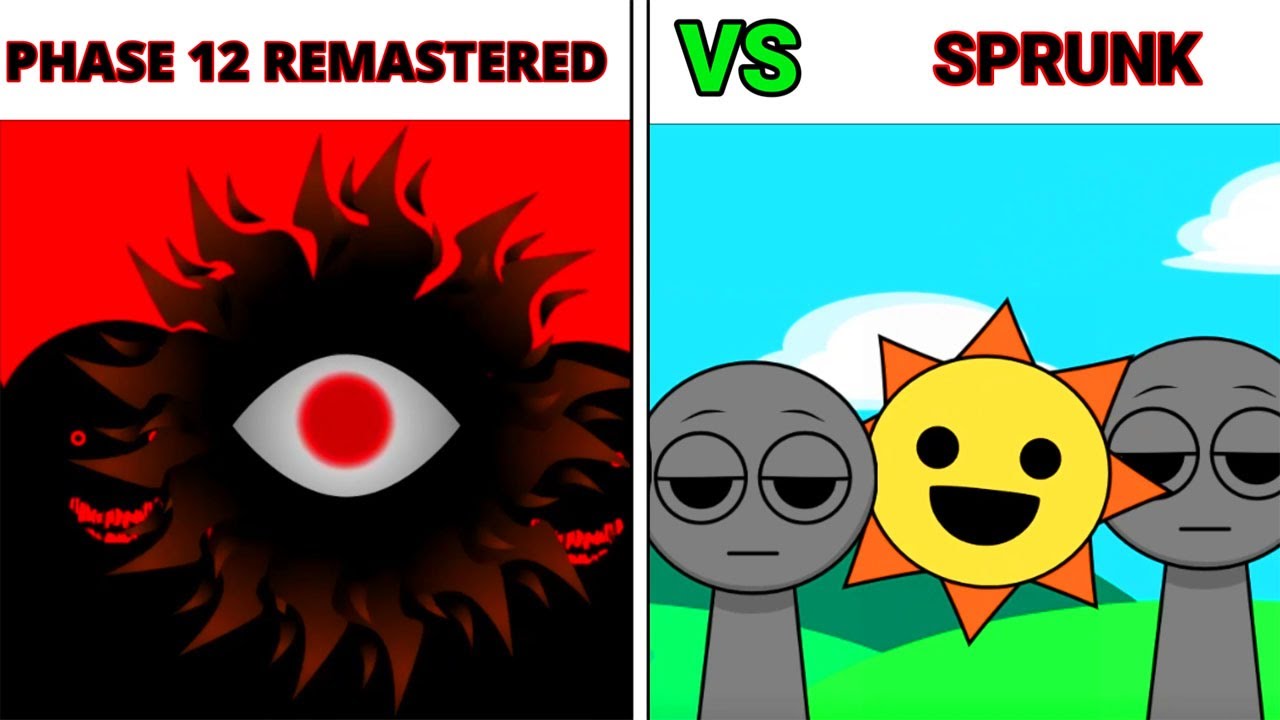 Sprunki Phase 12 Remastered VS Sprunk All Character Comparison | Who's ...