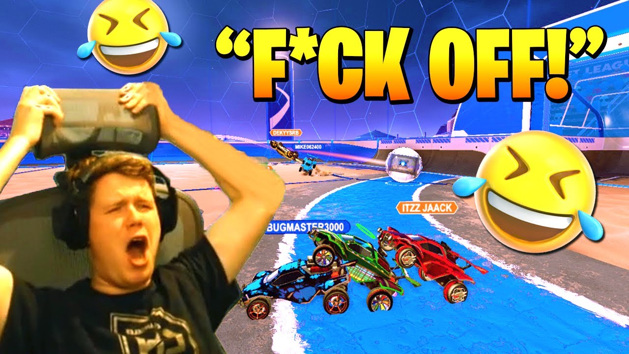 BEST ROCKET LEAGUE RAGE AND FUNNY MOMENTS OF JESSIE! - YouTube
