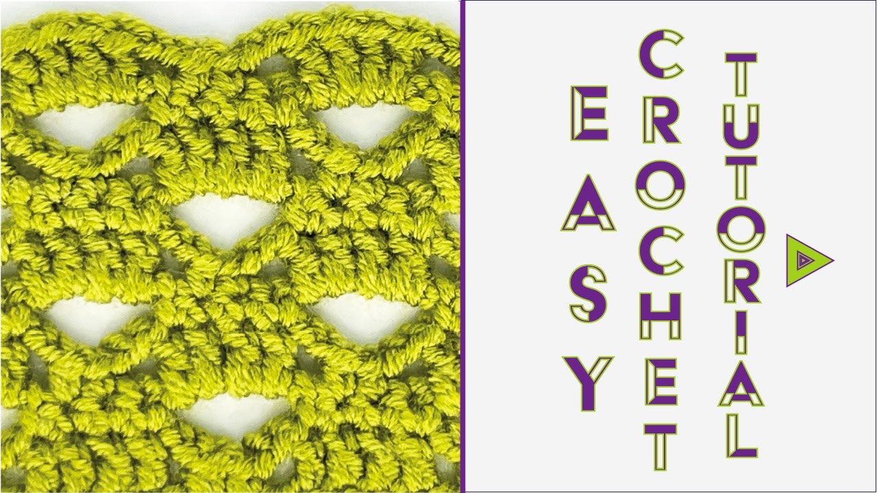Crochet tutorial. Crochet stitches 08. (Step-by-step instructions, with ...