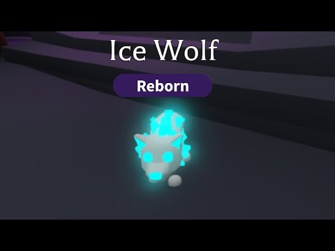 Making neon ice wolf in adopt me roblox - YouTube