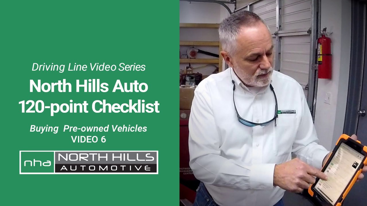 Video 6 | 120 Point Inspection Checklist | Buying Pre-owned Vehicles ...