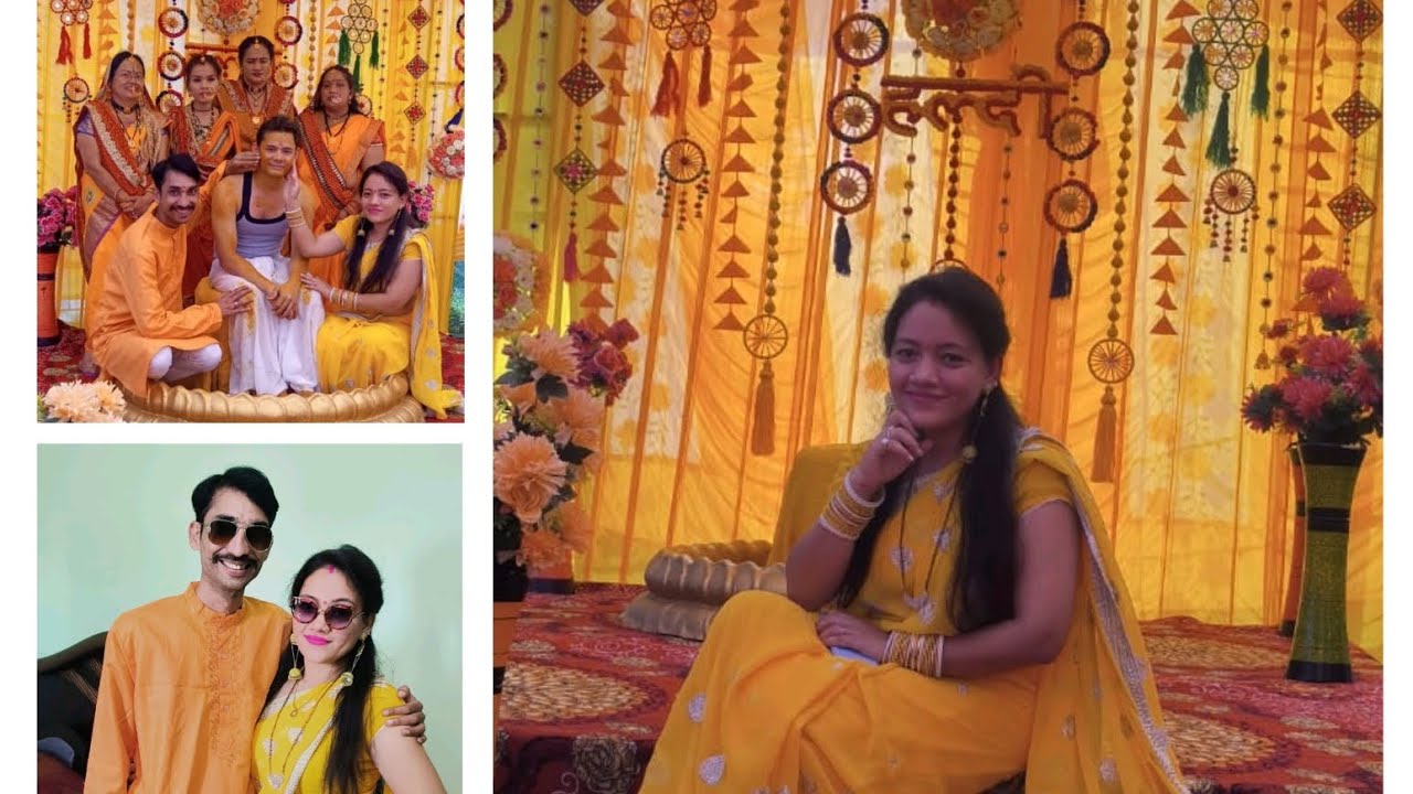 Aaao chaley Haldi ceremony mai 🥳🥰 #panwarjikibahu #haldiceremony #function #shadi #youtubeshorts ...