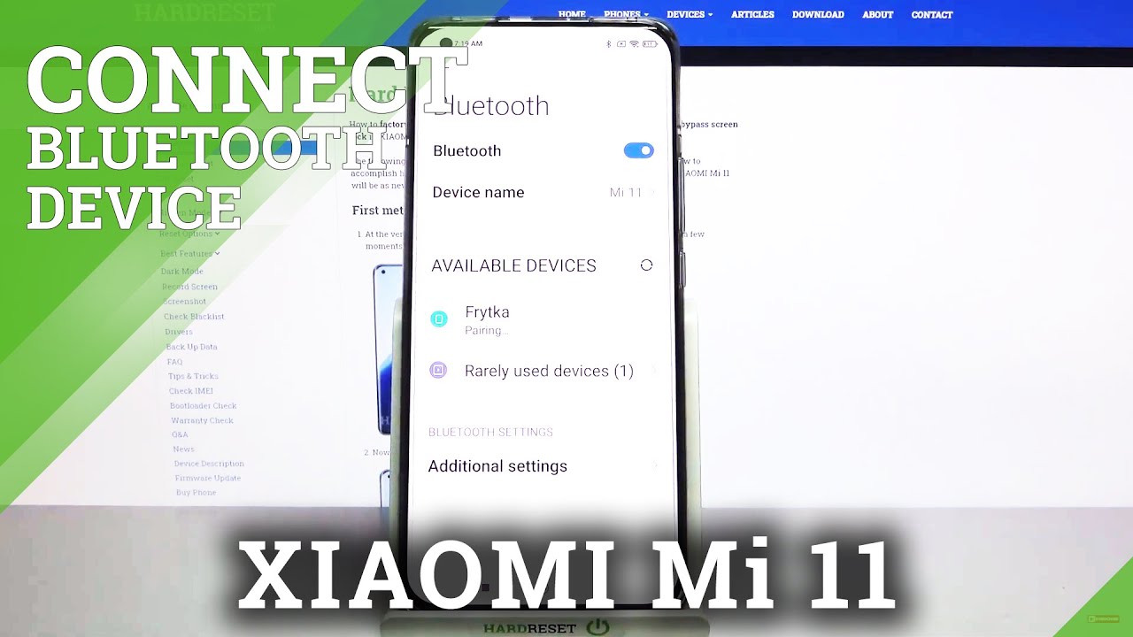 How to Connect Bluetooth Device with XIAOMI Mi 11 – Bluetooth ...