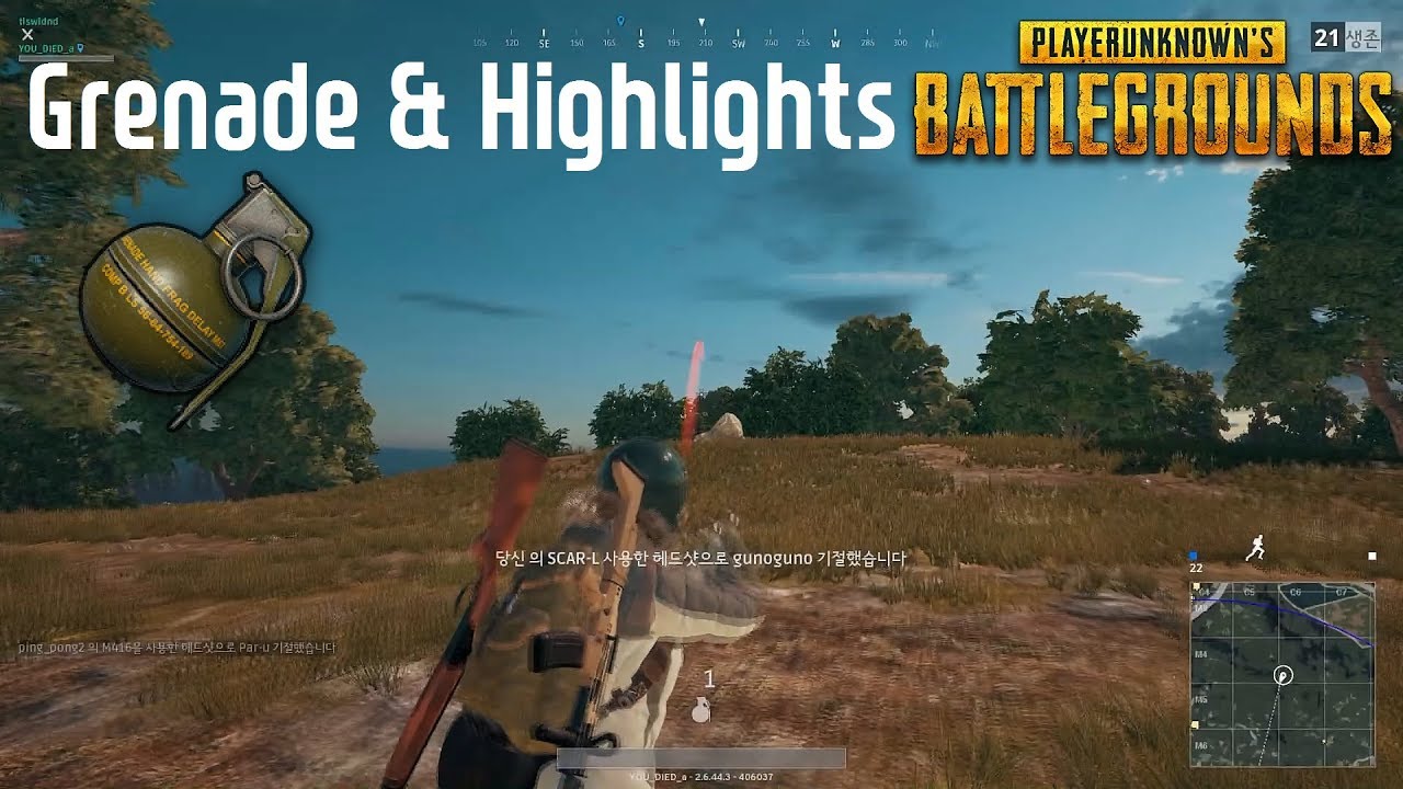 [PUBG] Grenade & Highlights Auto Capture(Playerunknown's battlegrounds ...