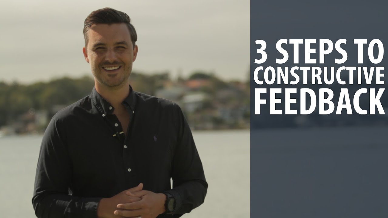 How To Give Constructive Feedback with Colin Boyd - YouTube