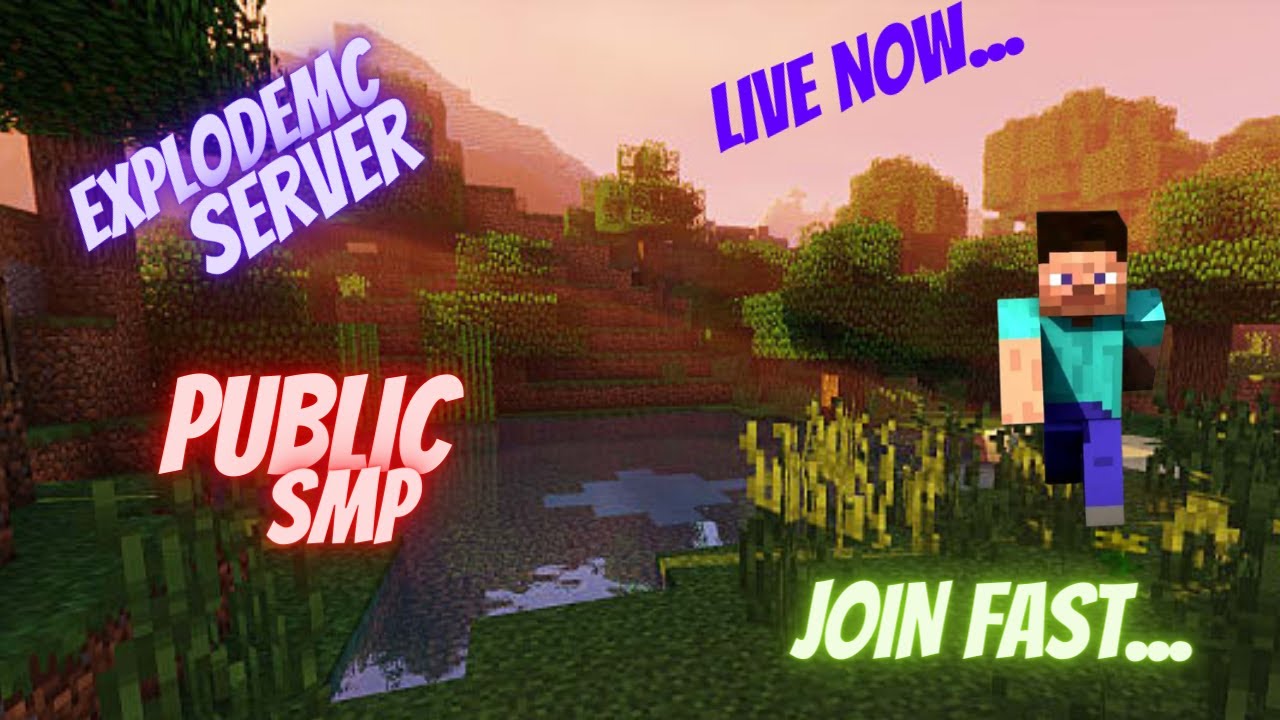 24/7 Joinable Minecraft SMP (PUBLIC) ~ 1.19 Java & Bedrock Survival Server | ip - explodemc ...
