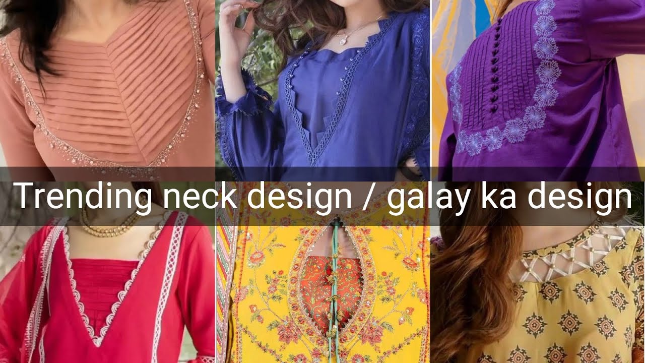 Kurti neck design 2023 / gale ki design / front & back neck designs ...