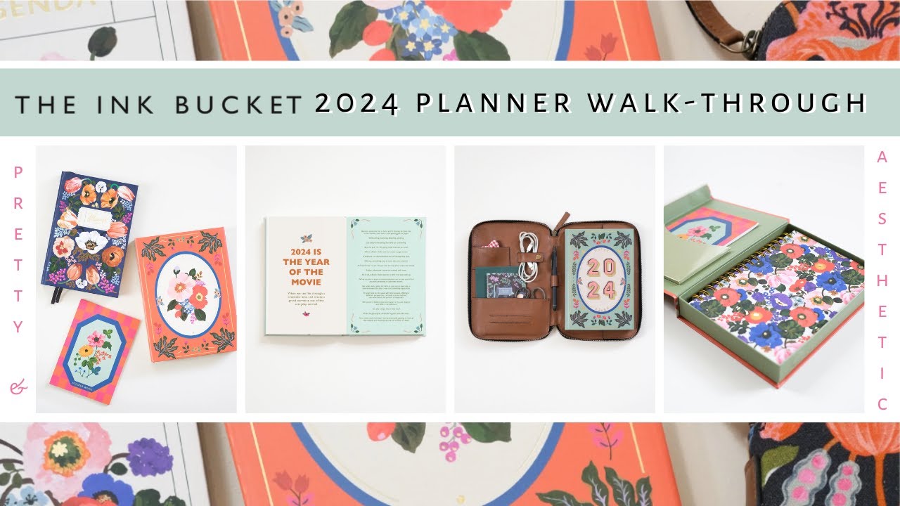The Ink Bucket 2024 Planner Collection Walk-Through | 2024 Planner ...
