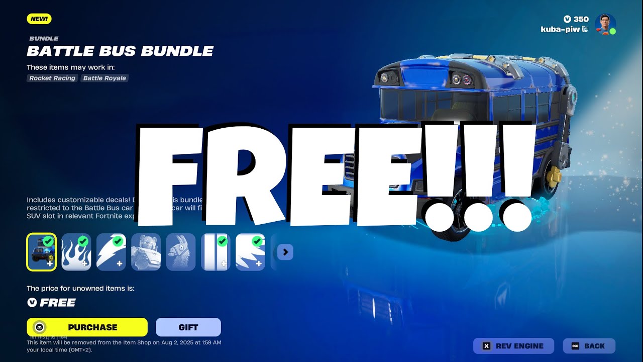 Battle Bus Bundle FOR FREE - YouTube