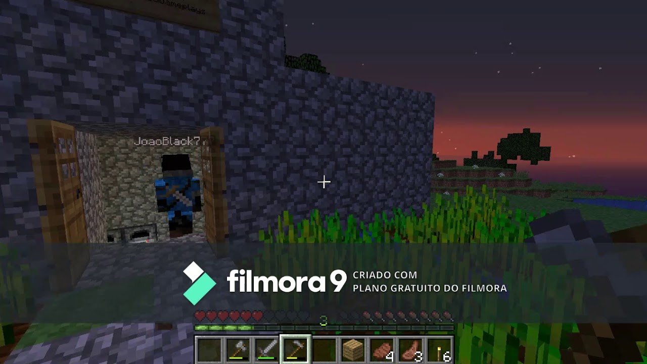 Zerando Minecraft ep2 a casa e o lugar da pescaria - YouTube