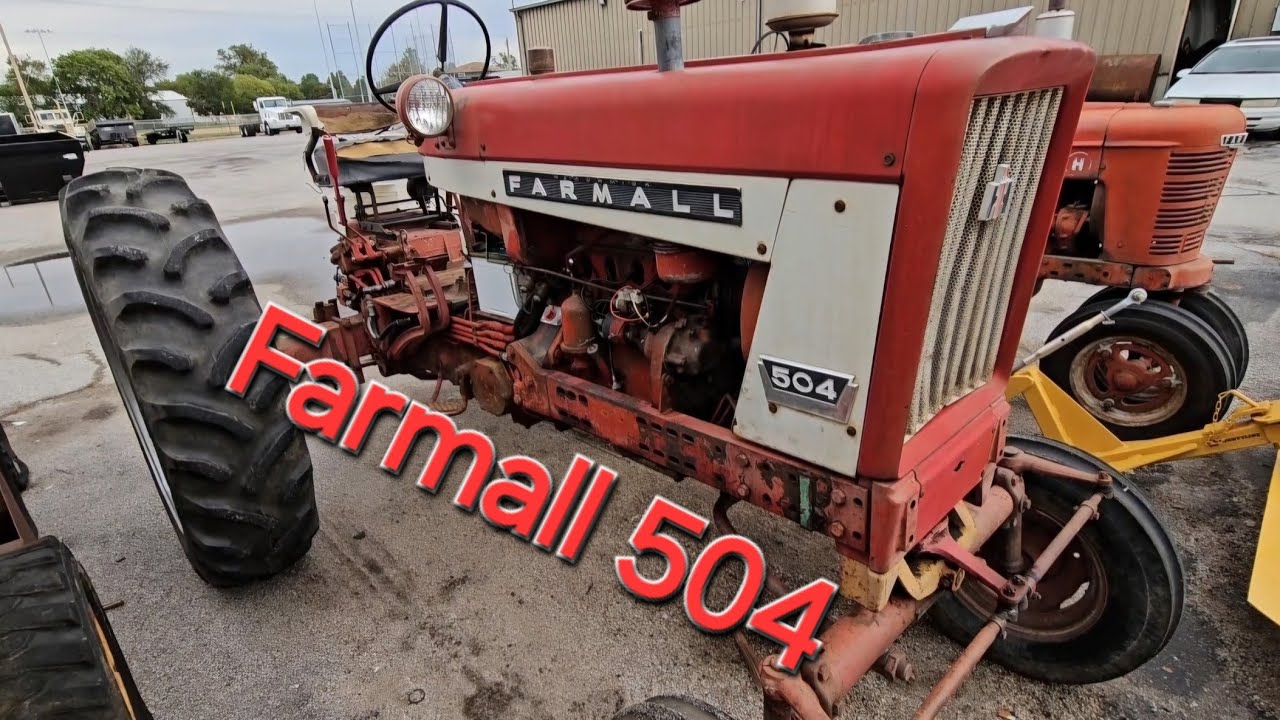 Farmall 504 Gas 2.5L 4 Cylinder with T/A - YouTube