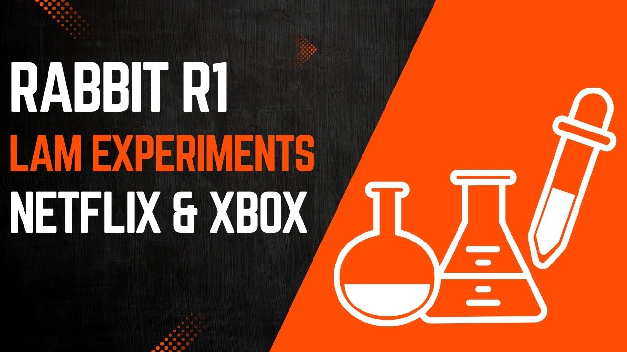 rabbit r1 LAM Playground Experiments - Netflix and Xbox - YouTube
