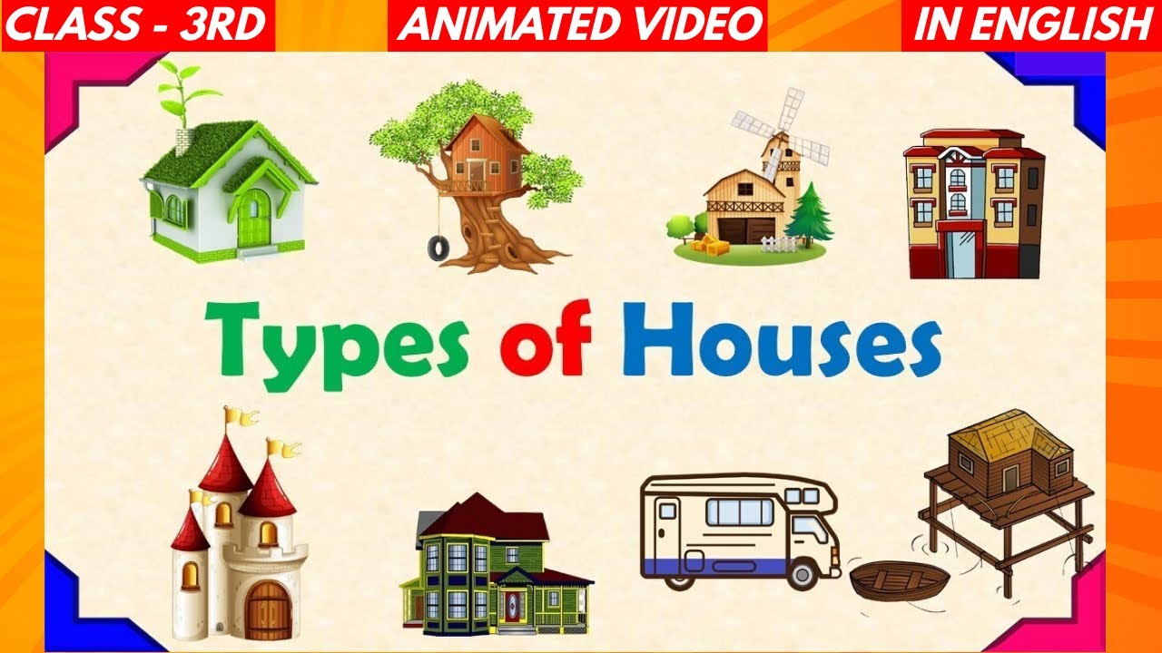 Topic: HOUSING| Class 3 EVS| IN English| CBSE | NCERT | ICSE | GSA ...