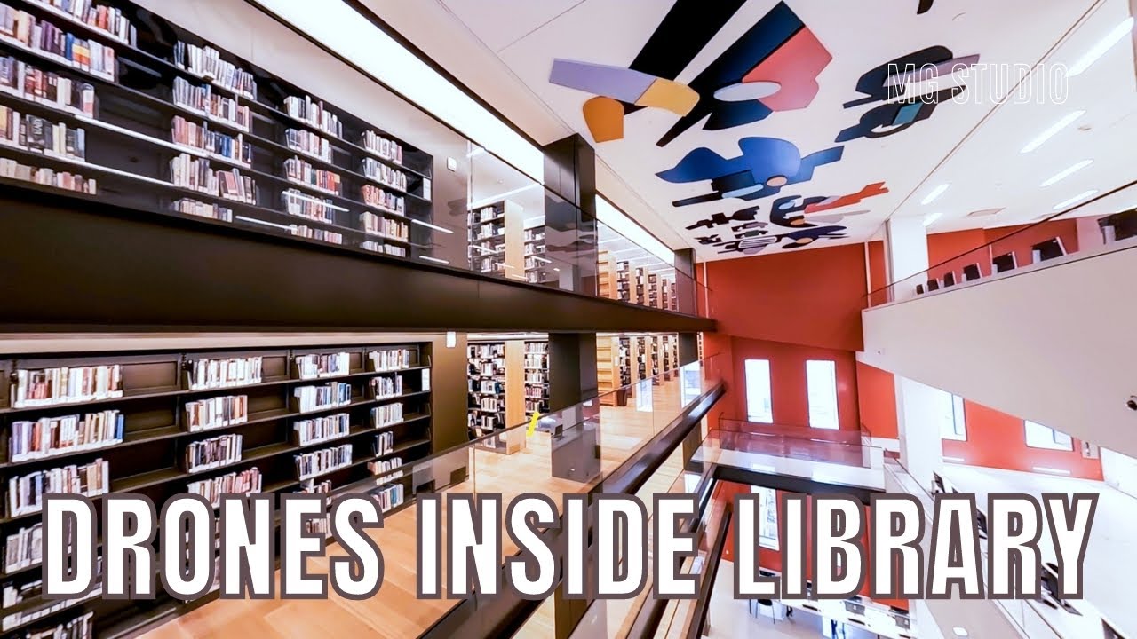 How we flew a drone inside a $200 million renovated library in NYC ...