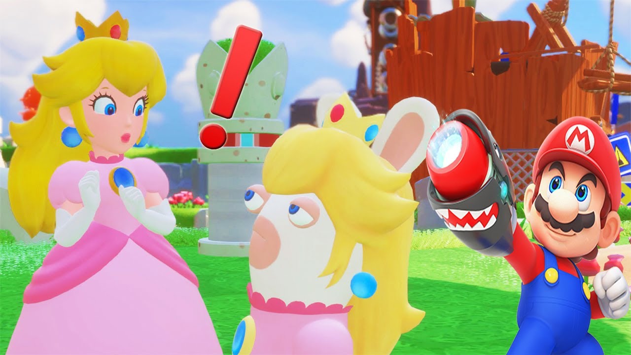 Who Is The Real Princess Peach! Mario + Rabbids Kingdom Battle Gold ...