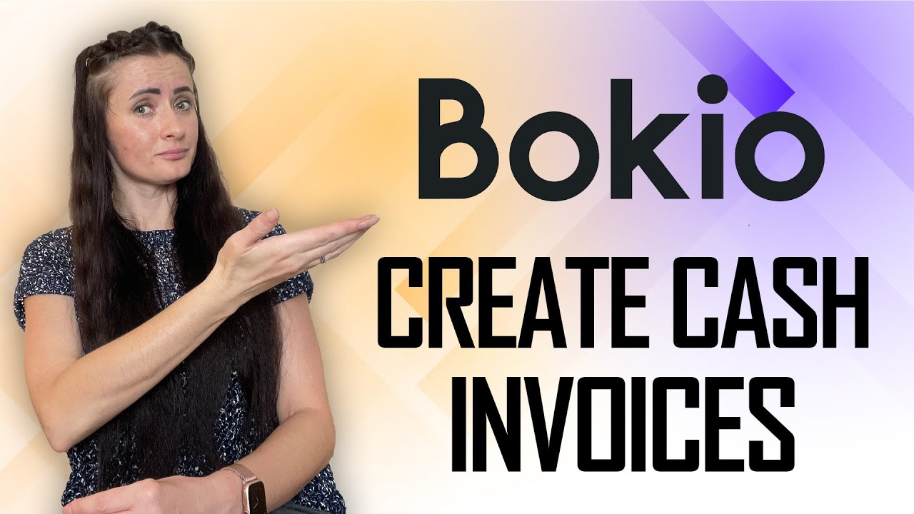 How to issue a cash invoice on Bokio - YouTube