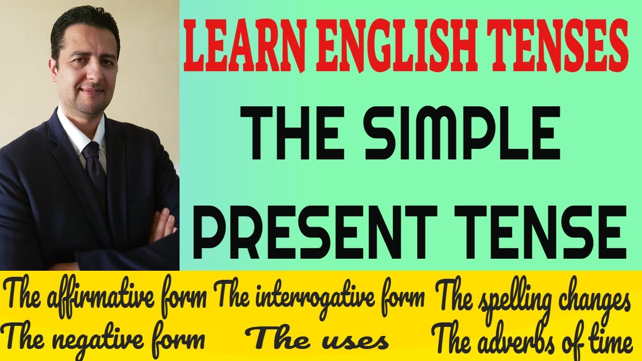 THE PRESENT SIMPLE TENSE - english grammar tutorial video lesson. ALL ...