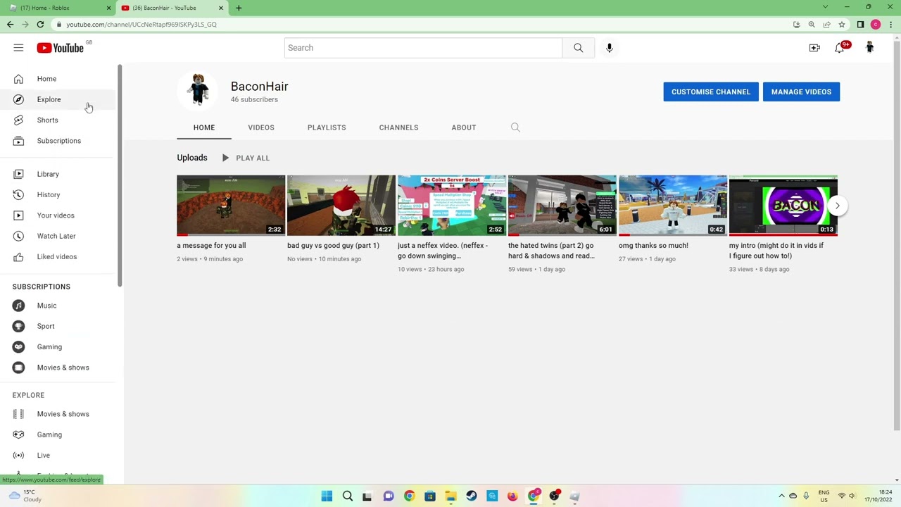 how to see your subscribed and not subscribed bar on your youtube ...