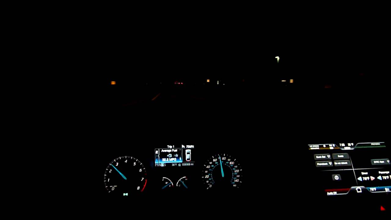 2012 Ford Focus highway night drive - YouTube