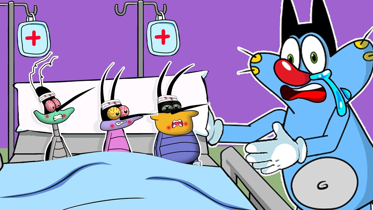 OMG! Cockroaches are SICK !? Who will take care of Oggy?? Oggy and the ...