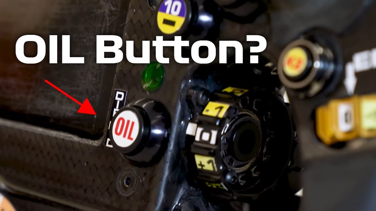 F1 Steering Wheel: What does the OIL button do? - YouTube