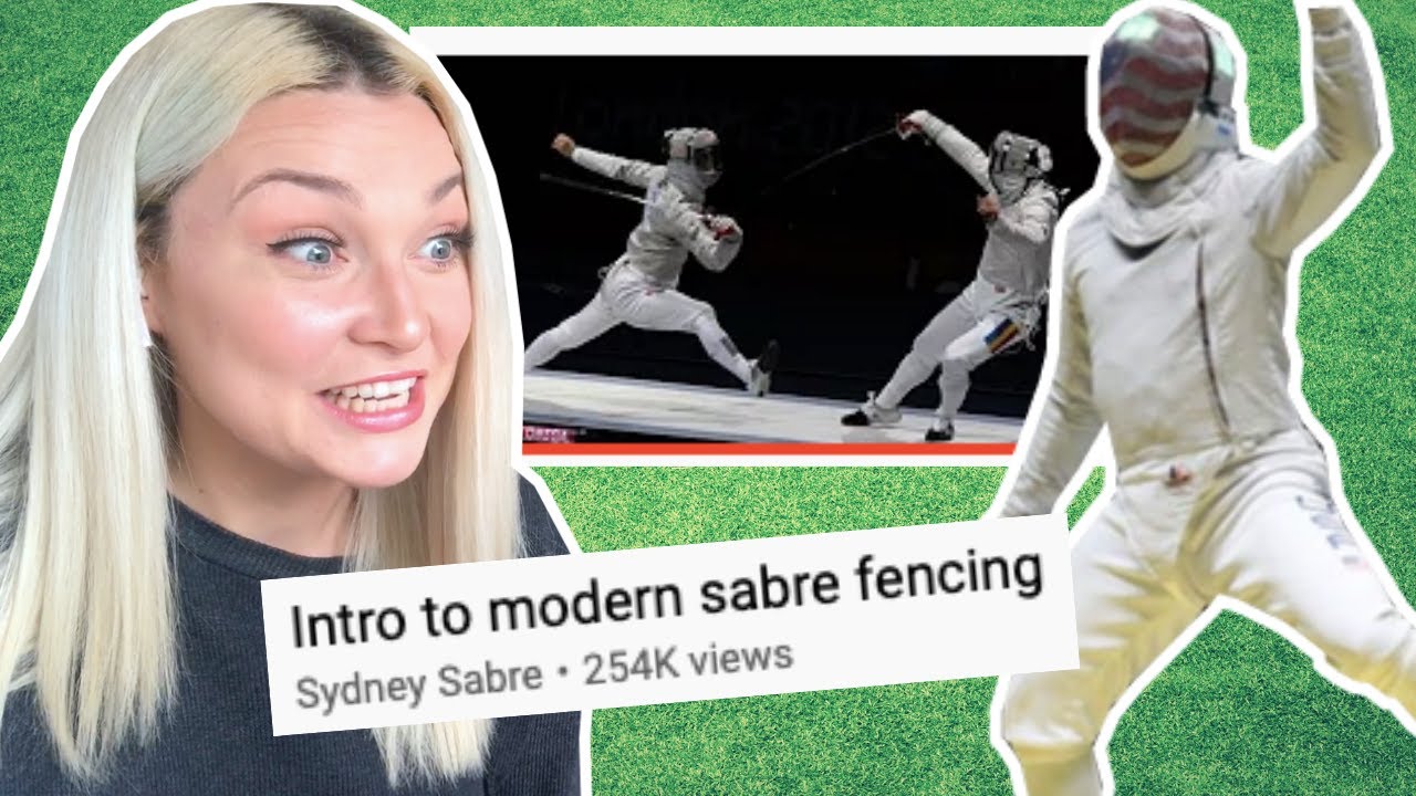 New Zealand Girl Reacts to MODERN SABRE FENCING!! - YouTube
