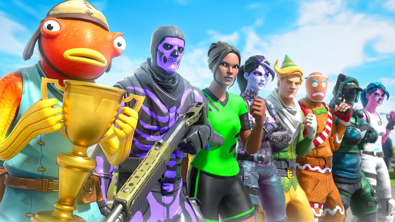 MAKING 100 YOUTUBERS BATTLE in Fortnite! - YouTube