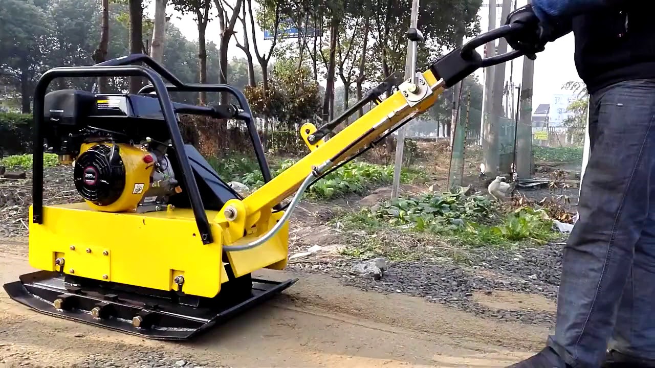 160kg plate compactor with forward and reverse option - YouTube