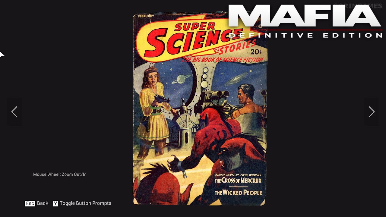 Mafia: Definitive Edition - Super Science Stories Magazine Locations ...