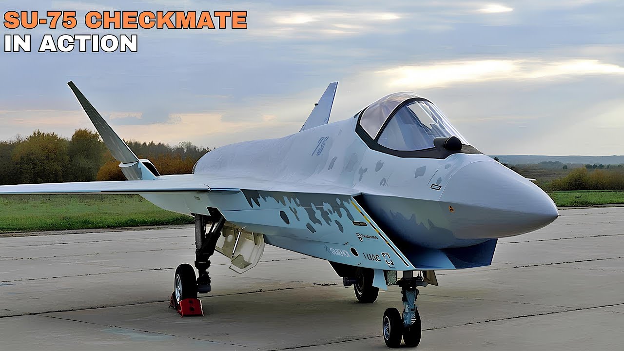 Sukhoi SU-75 Checkmate - Better than the F-35. IN ACTION - YouTube