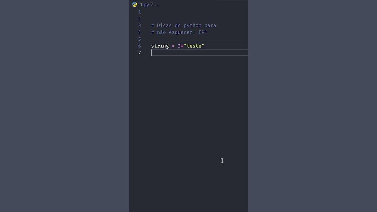 Multiplicando strings em Python! #shorts #python - YouTube